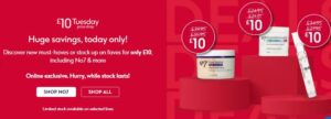 Boots £10 Tuesday, Star Gift & 3 For 2 Offers This Week - TopCashback ...