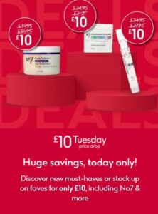 Boots £10 Tuesday, Star Gift & 3 For 2 Offers This Week - TopCashback ...